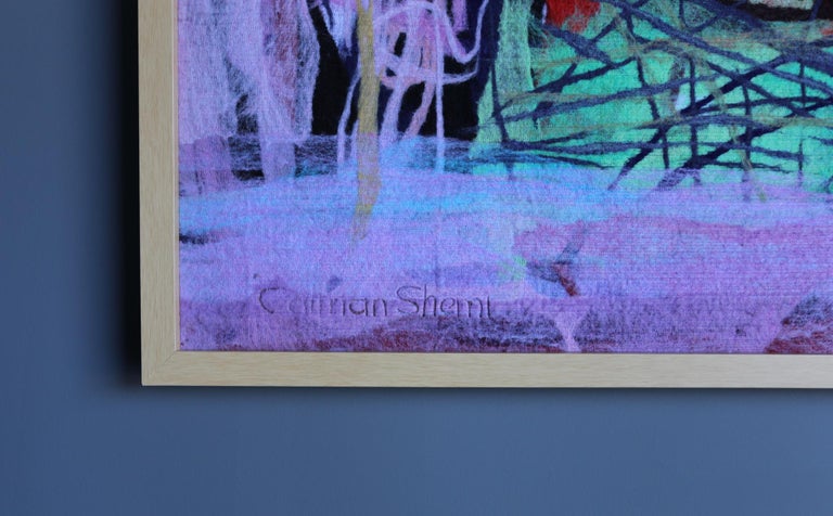 Calman Shemi " Dialogue " Tapestry, circa 1980 For Sale at 1stDibs