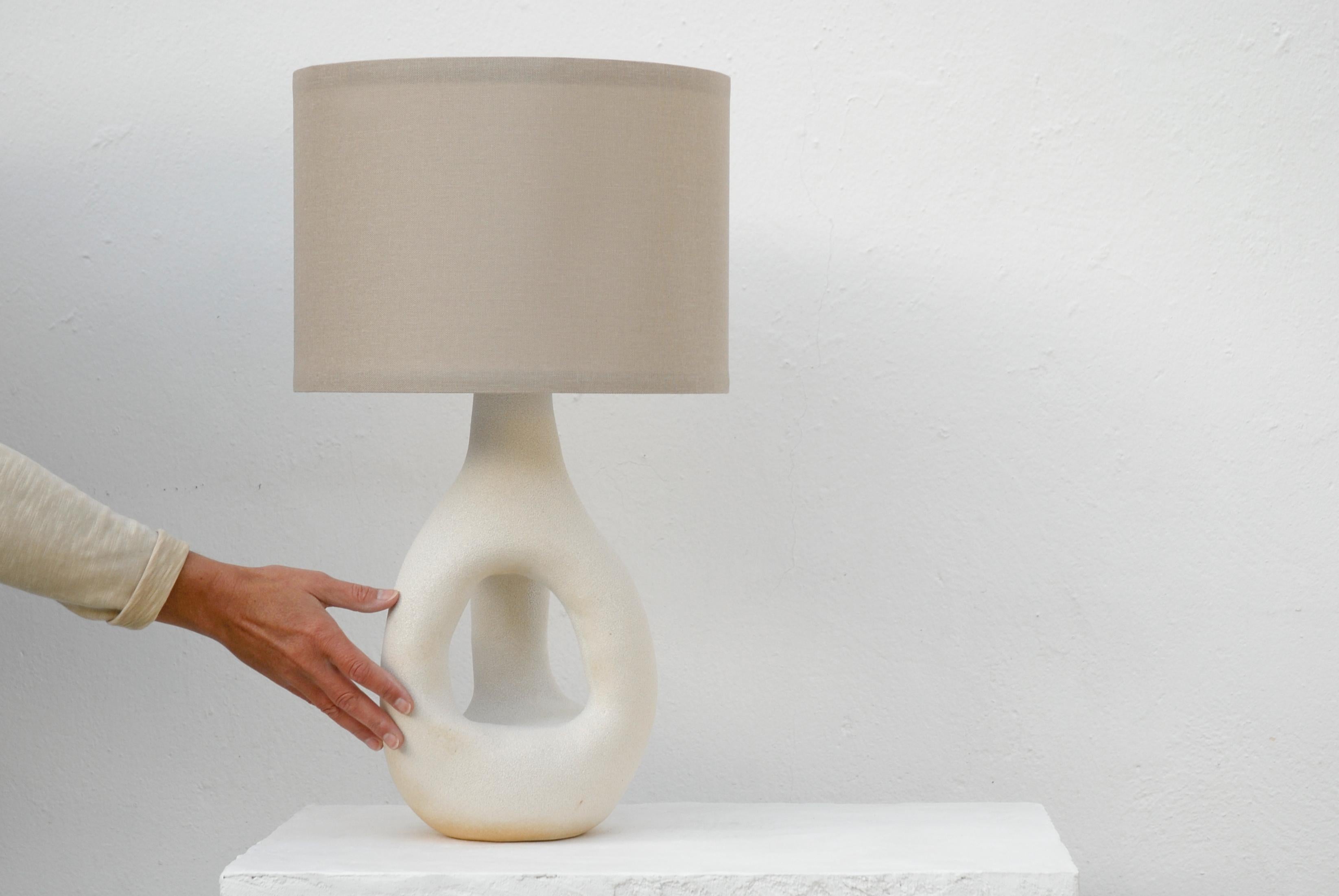 Caloura Table Lamp base handmade in Barcelona by niho Ceramics For Sale ...