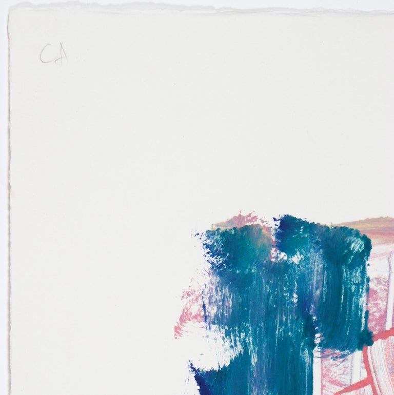 Calvin Anderson - Movement and Color Study 20th Century Monotype For ...