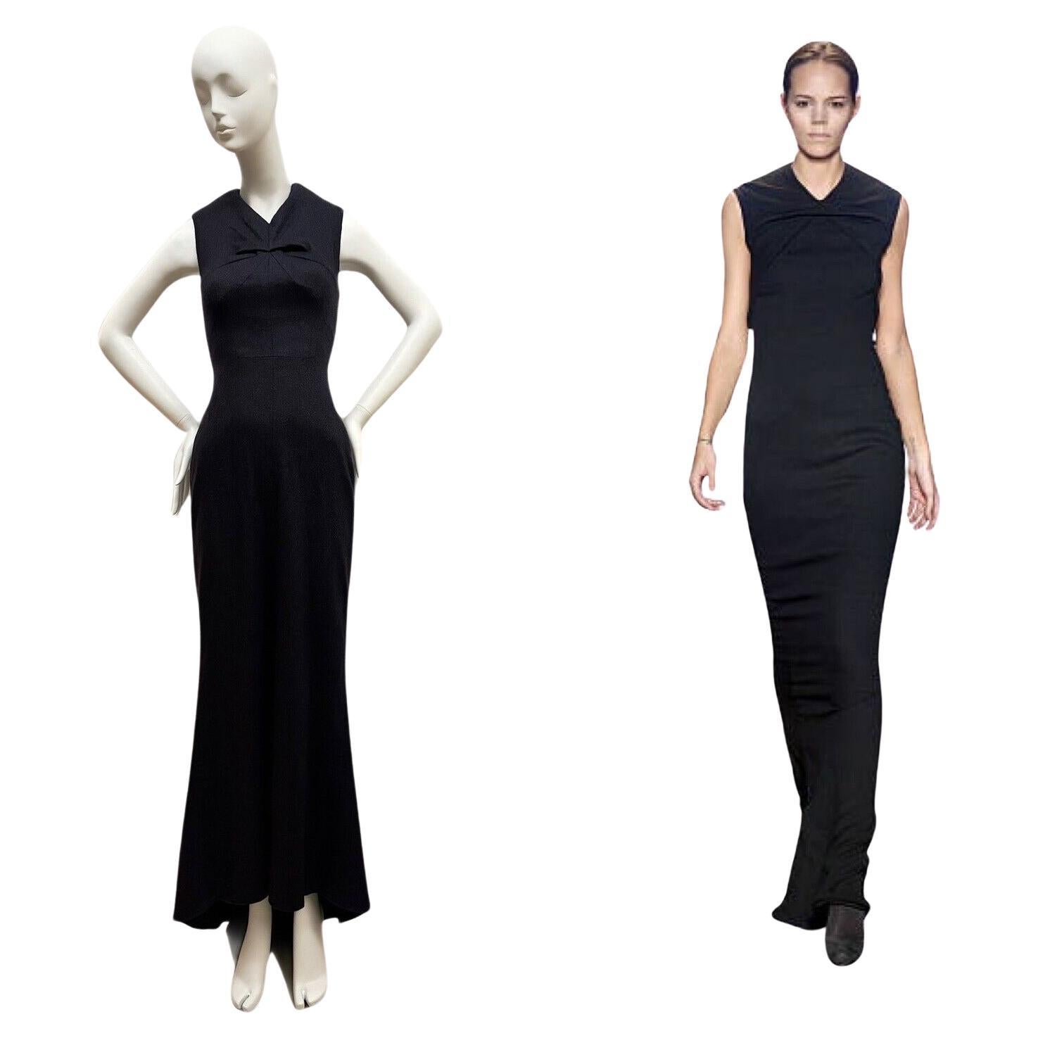 CALVIN KLEIN COLLECTION 2007 vintage runway evening gown maxi dress For ...
