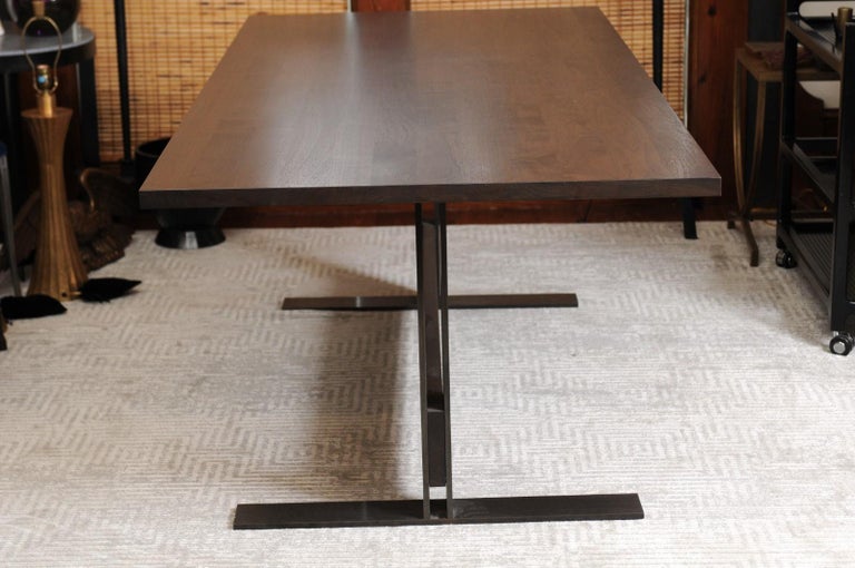 Calvin Klein Curator Collection Trestle Base Dining Table For Sale at ...