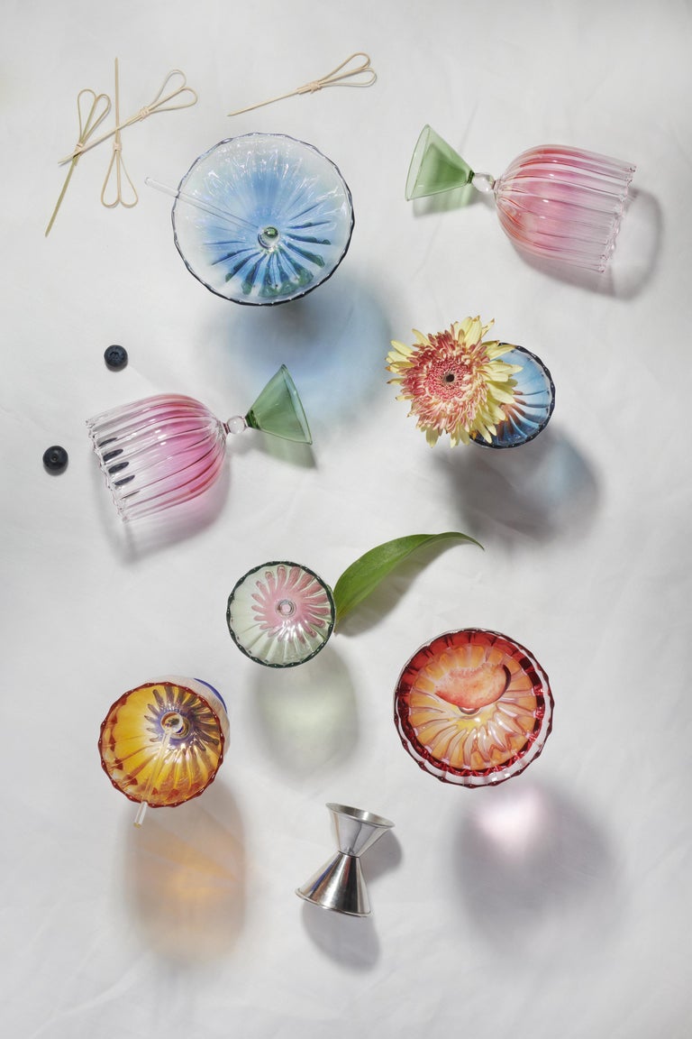 Calypso Wine Set Pink For Sale at 1stDibs