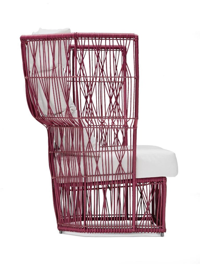 Calyx Highback Easy Armchair by Kenneth Cobonpue For Sale at 1stDibs