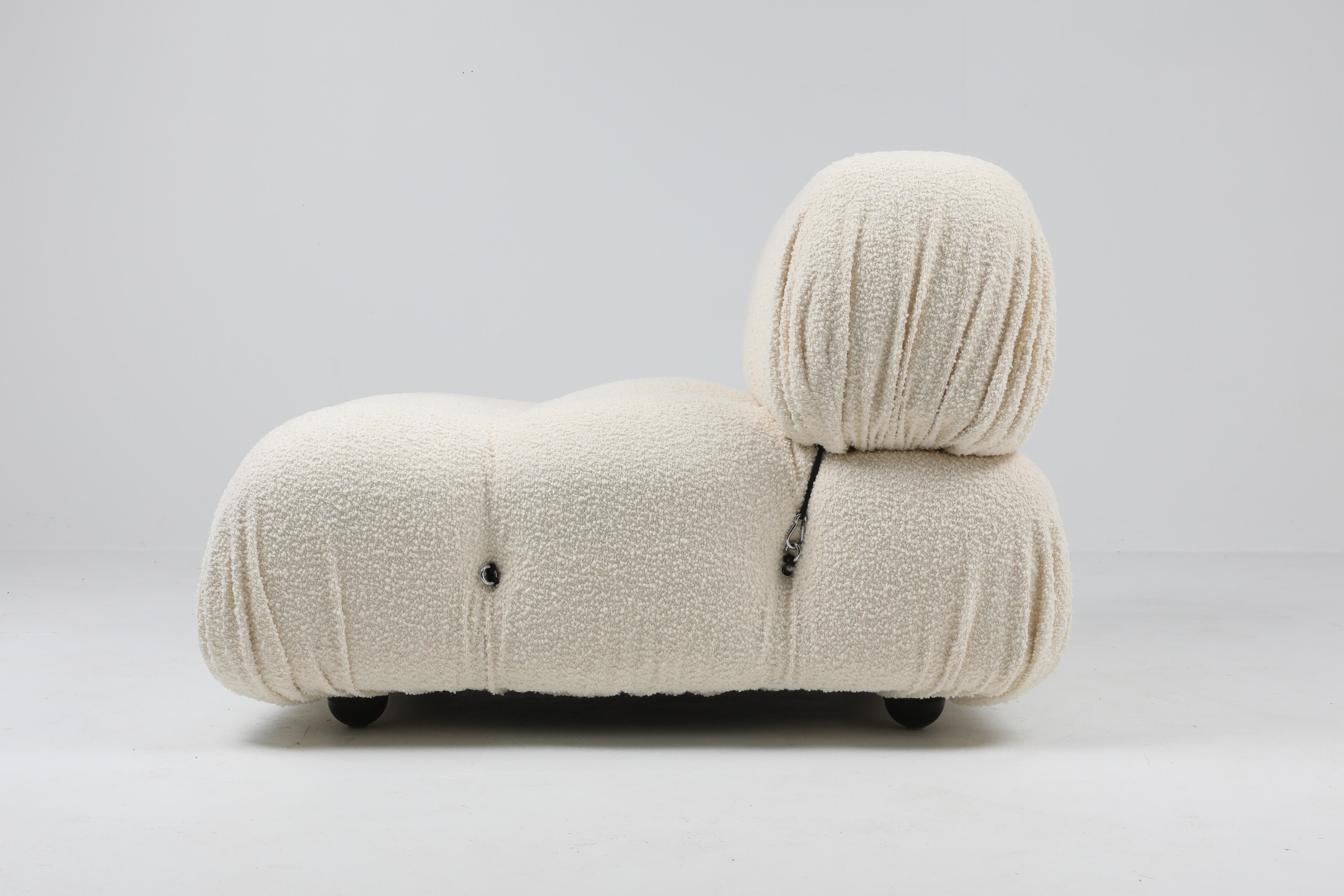 Camaleonda Ottoman in Boucle Wool by Mario Bellini, Sectional Sofa ...