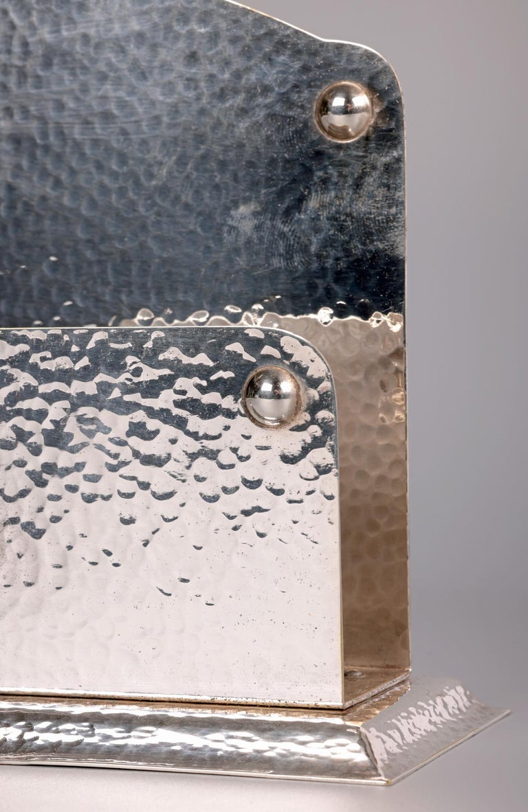 Cambray Ware Arts and Crafts Silver Plated Letter Stand for Liberty and ...