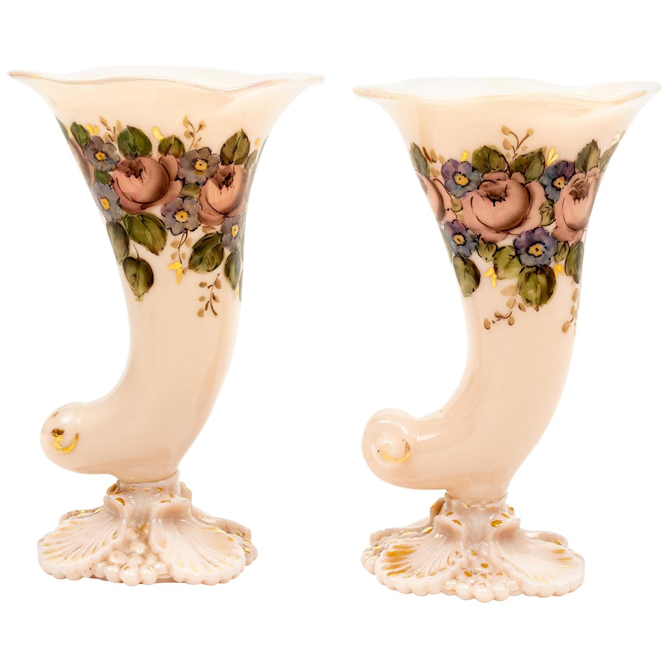 Cornucopia Vase For Sale at 1stDibs