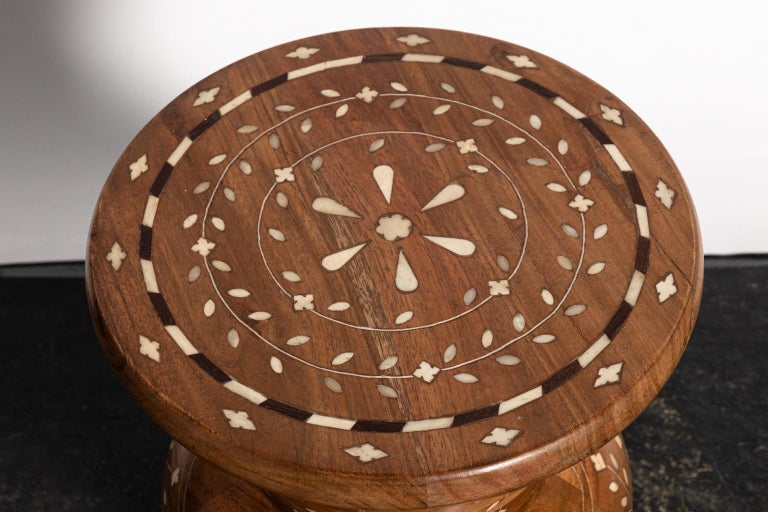 Camel Bone Inlay Garden Seat at 1stDibs