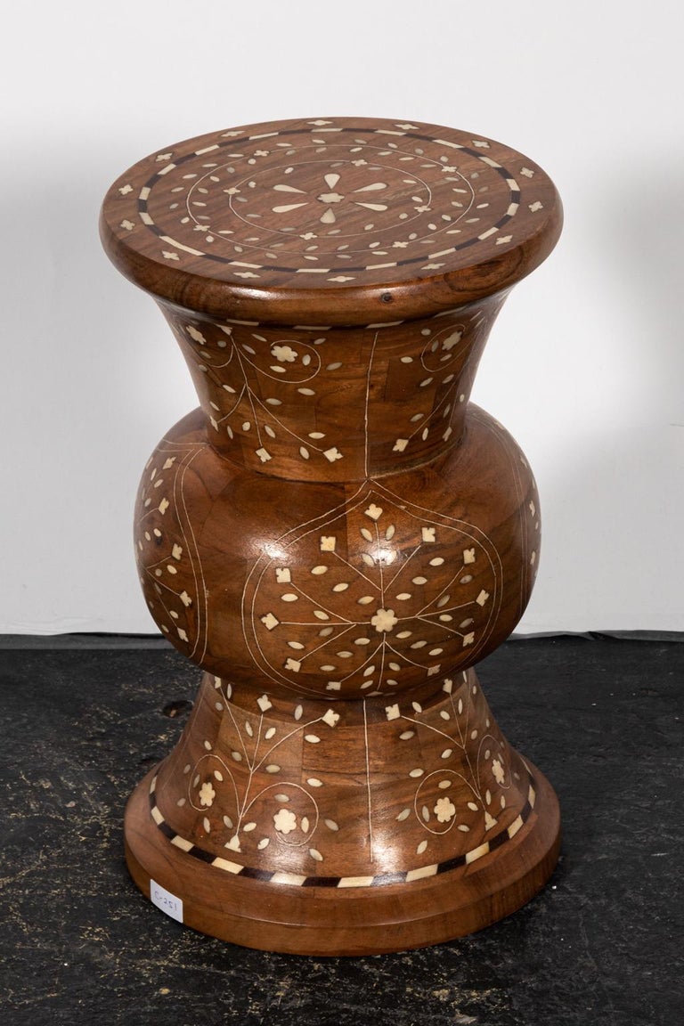 Camel Bone Inlay Garden Seat at 1stDibs