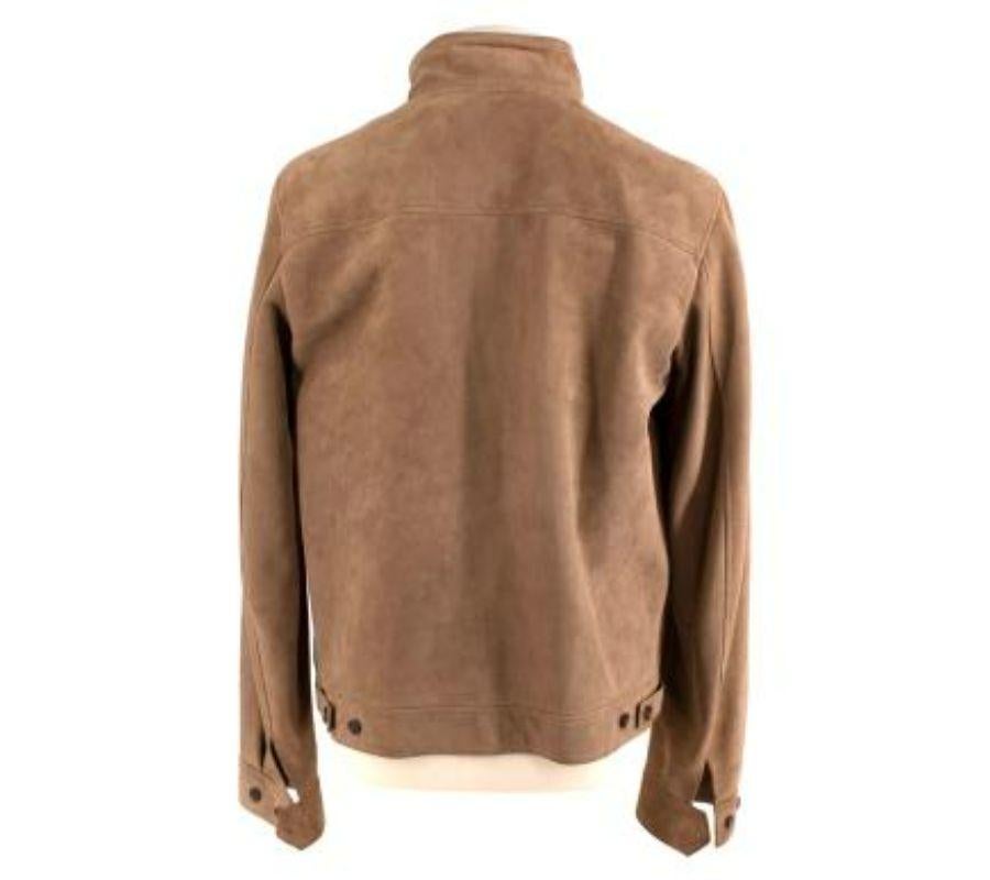 Camel Suede Jacket For Sale at 1stDibs
