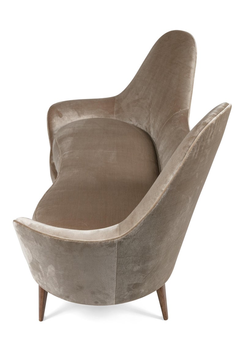 Italian Style Settee by Lost City Arts For Sale at 1stDibs