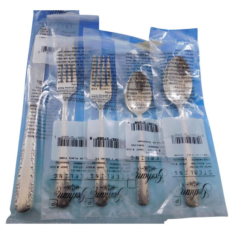 Camellia by Gorham Sterling Silver Flatware Set for 8 Service 40 Pcs ...