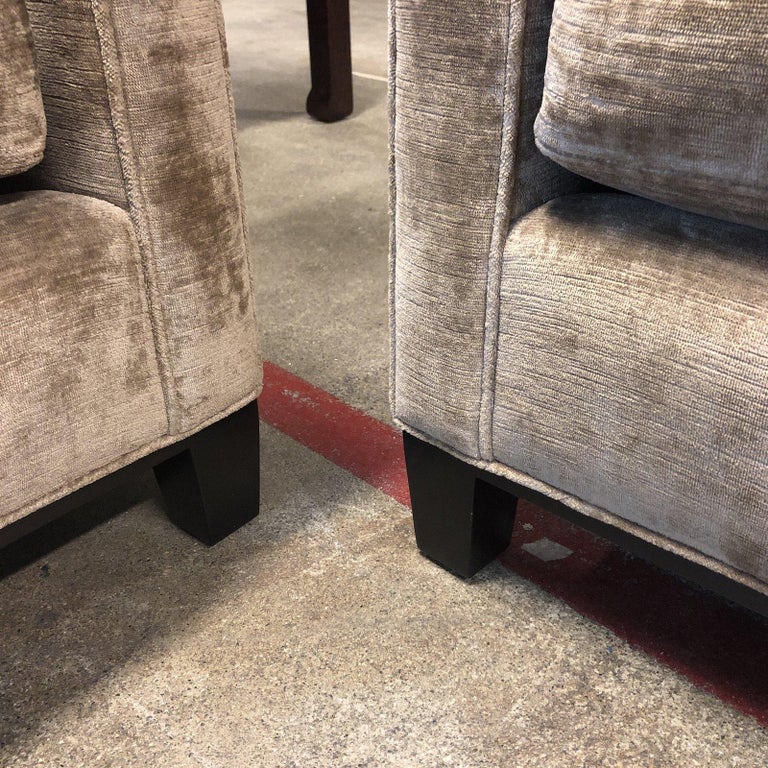 Cameron Collection Lower Park Avenue Loveseat and Sofa For Sale at 1stDibs