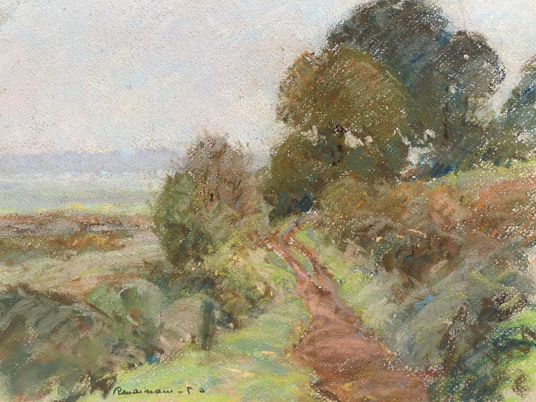 Camille Meriot - Camille Meriot, Pastel French Impressionist Landscape ...