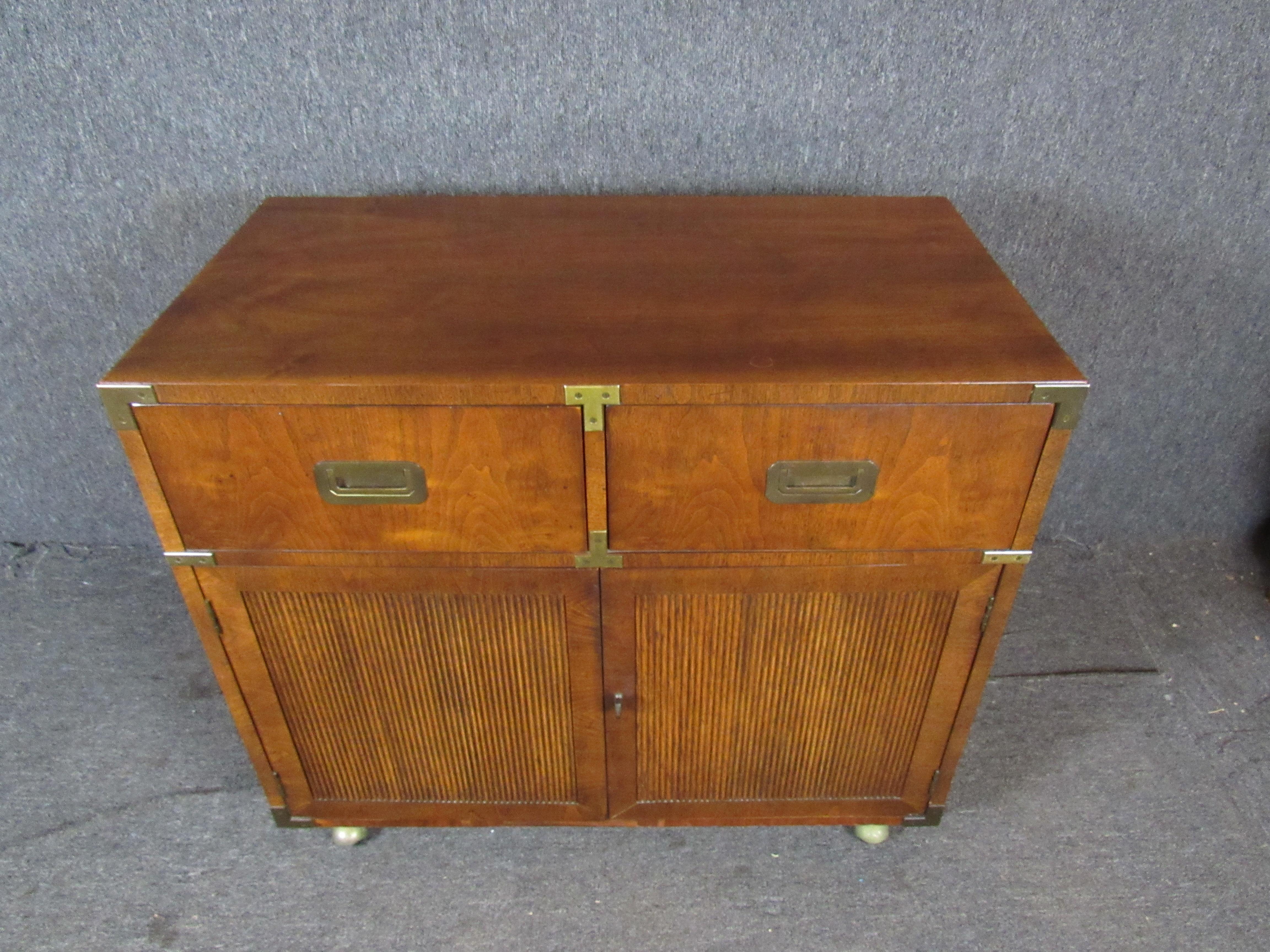 Campaign Cabinet by Heritage Henredon at 1stDibs