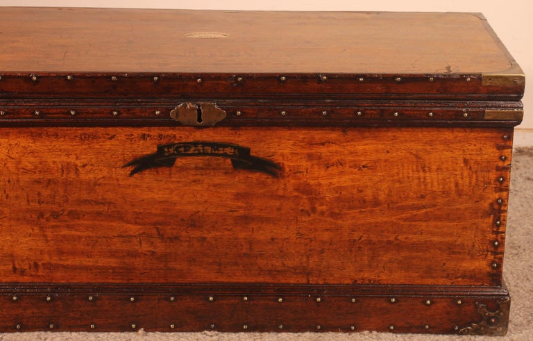 Campaign / Marine Chest from the Port of Hull from the 19th Century For ...