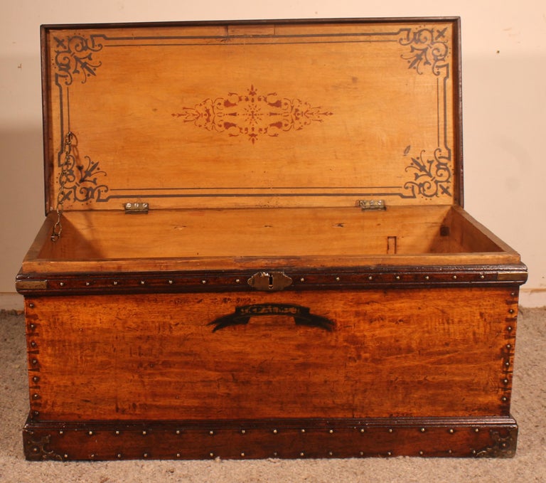 Campaign / Marine Chest from the Port of Hull from the 19th Century For ...