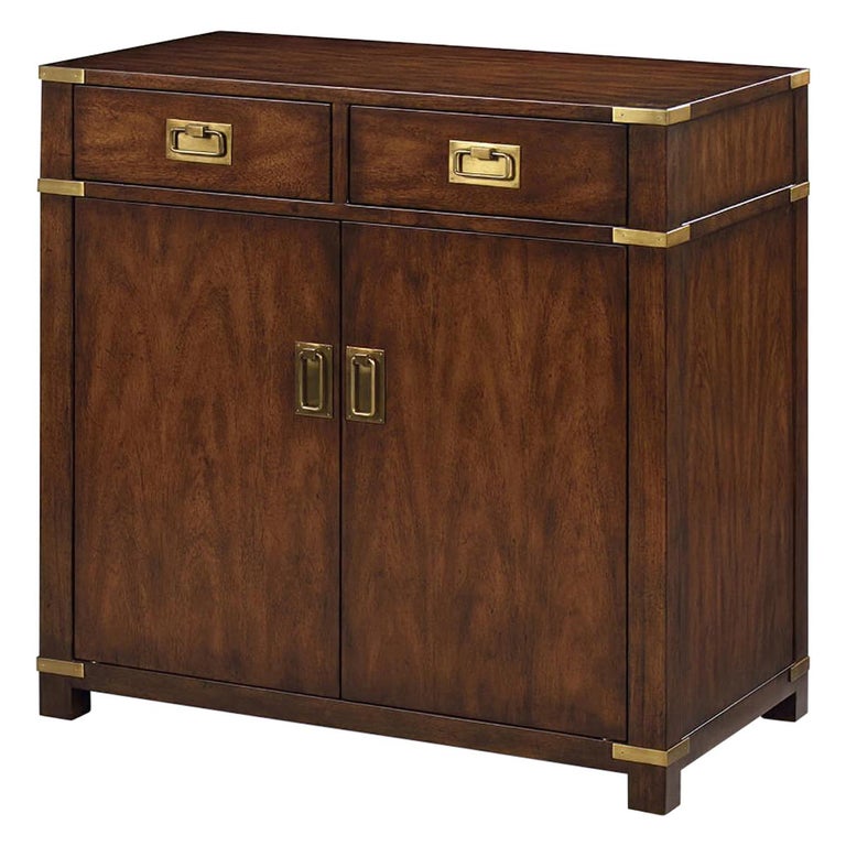 Campaign Style Cabinet For Sale at 1stDibs