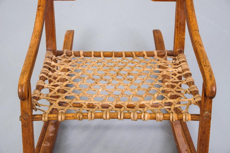 Canadian 19th Century Primitive Rocking Chair at 1stDibs | canadian ...