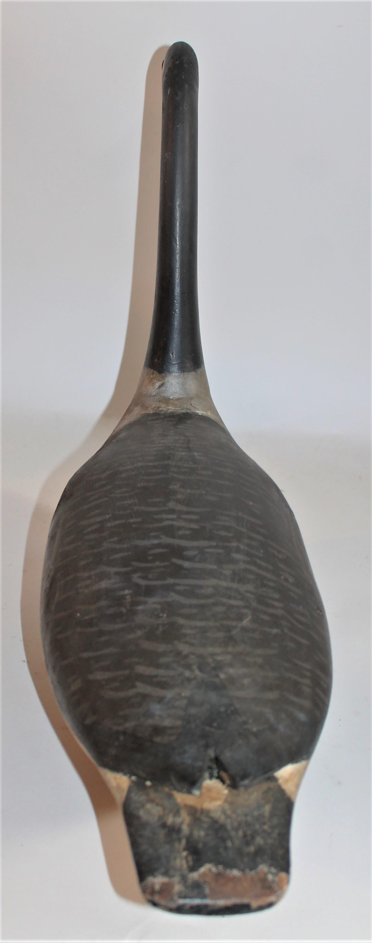 Canadian Goose Decoy, 1930s Hand Carved at 1stDibs