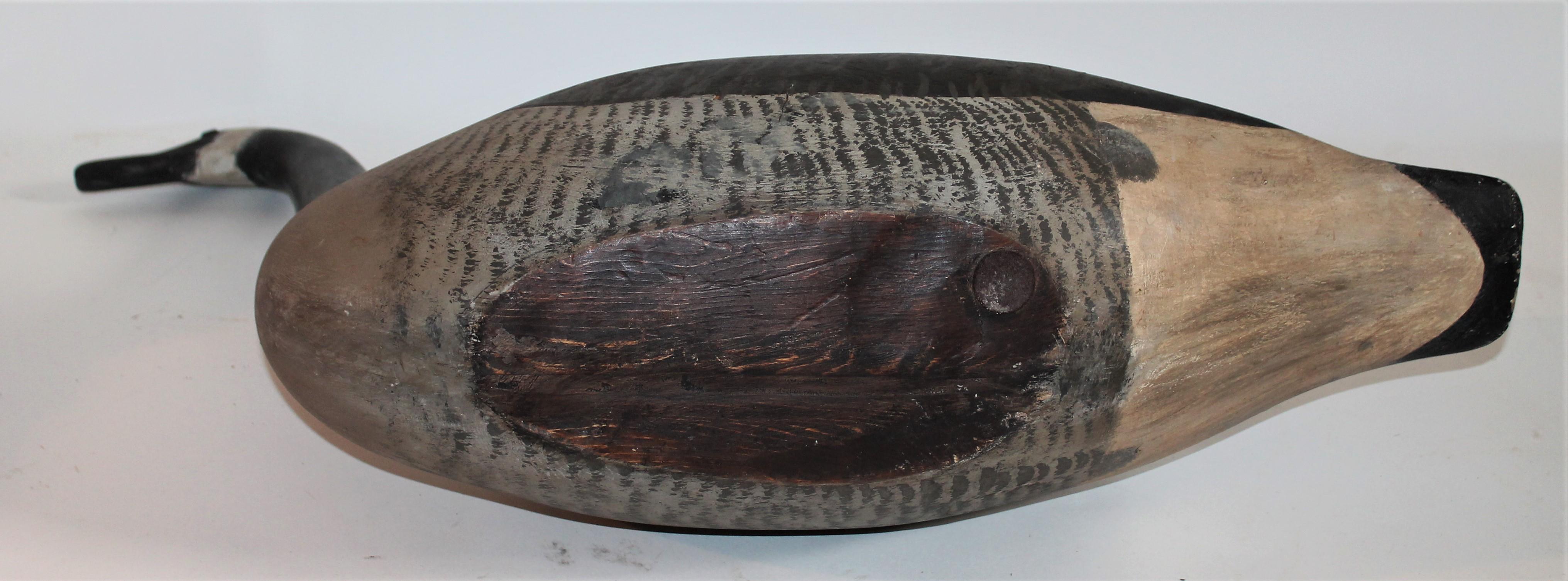 Canadian Goose Decoy, 1930s Hand Carved at 1stDibs