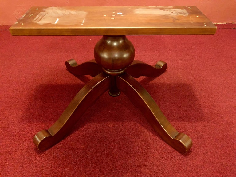 Canadian Made Single Pedestal Dining or Centre Table at 1stDibs