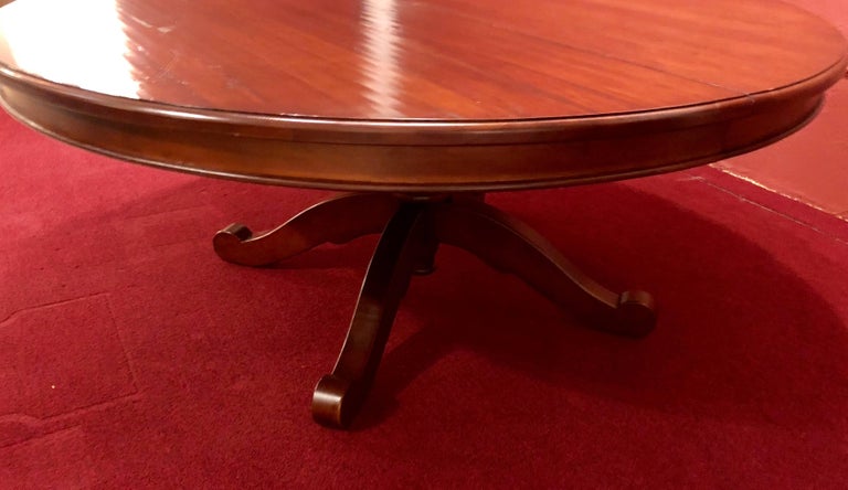 Canadian Made Single Pedestal Dining or Centre Table at 1stDibs