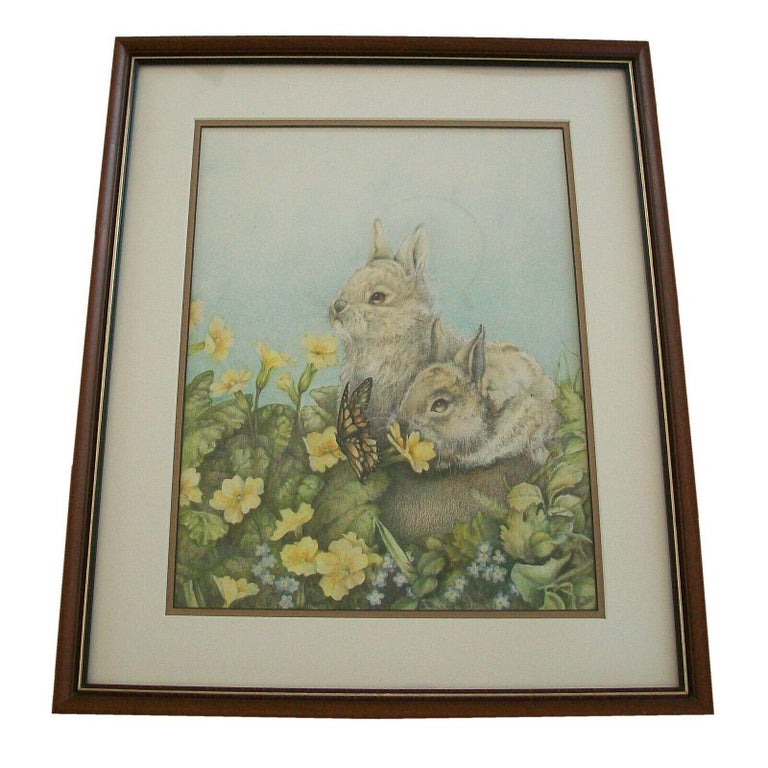 Canadian School Color Pencil, Graphite and Watercolor Drawing, Unsigned ...