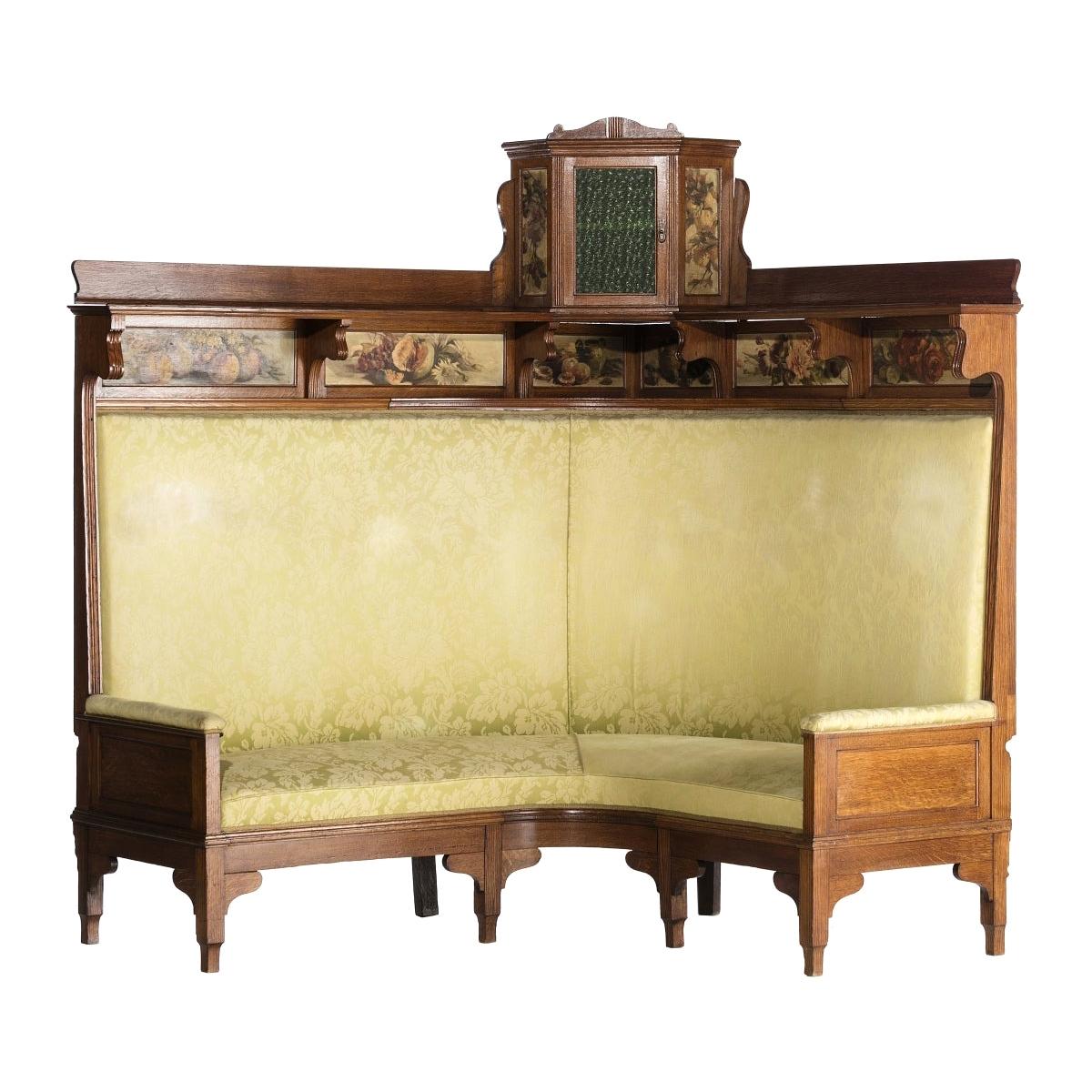 "Canape" Art Nouveau, 19th Century For Sale at 1stDibs