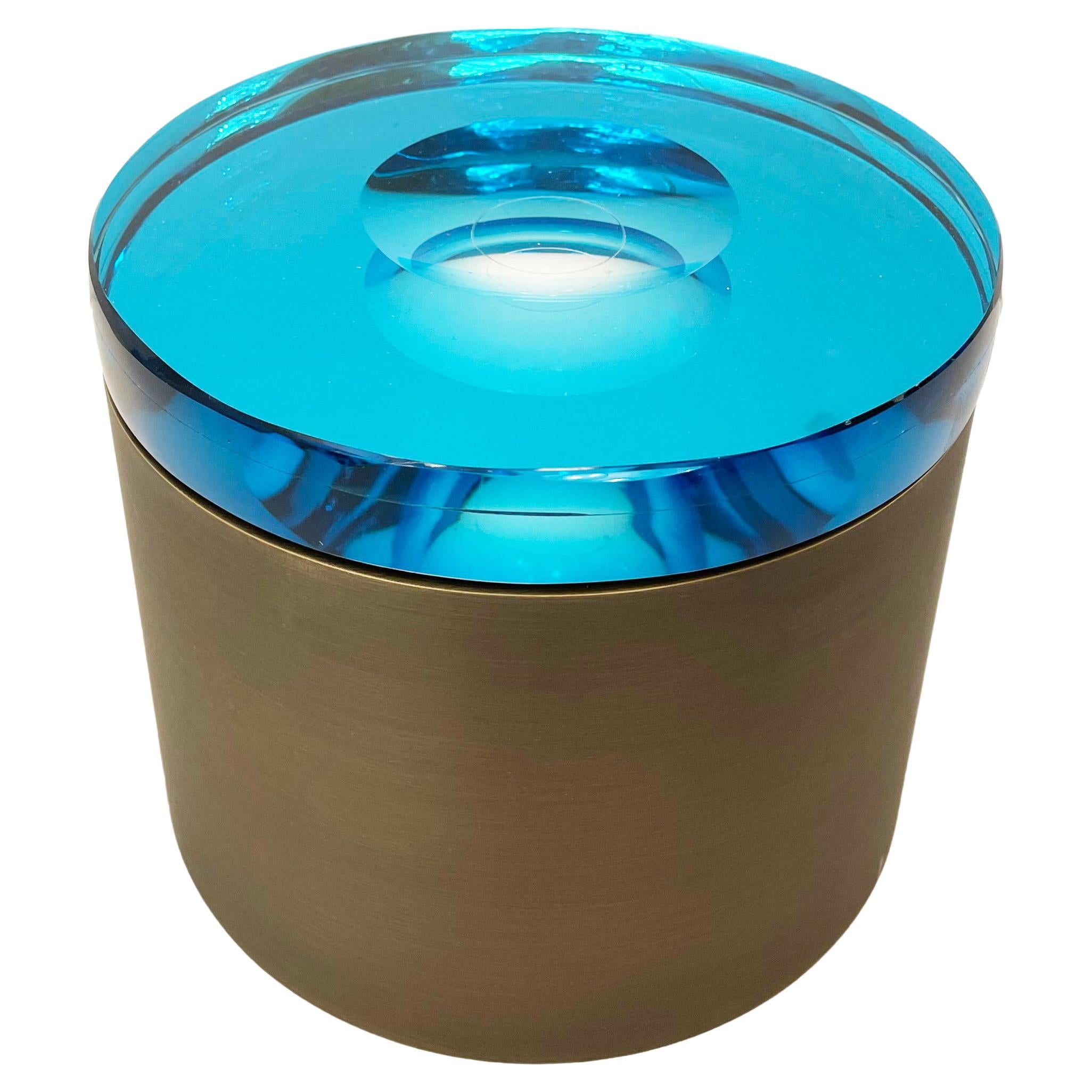 Large Bronze and Green Glass Box, Russian, circa 1825 For Sale at 1stDibs