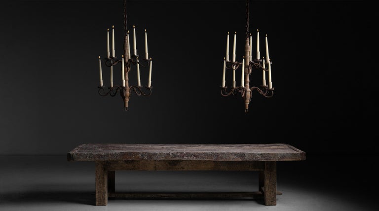 Candelabra Chandelier, Wales, circa 1850 For Sale at 1stDibs