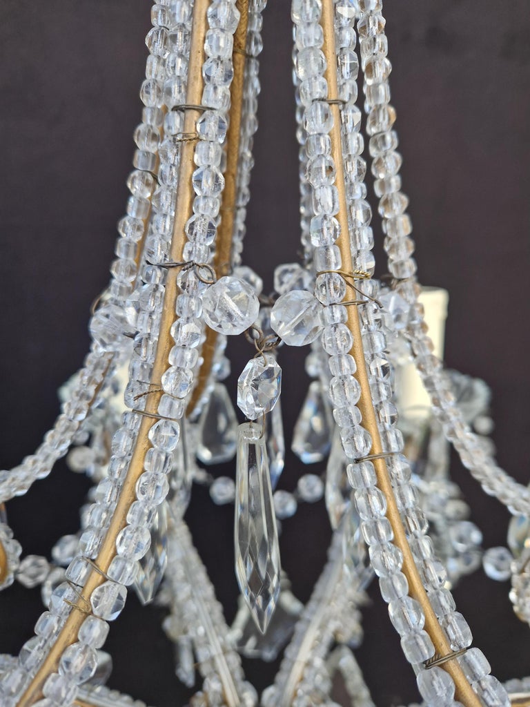 Candelabrum Crystal Antique Chandelier Ceiling Lustre Art Nouveau For ...
