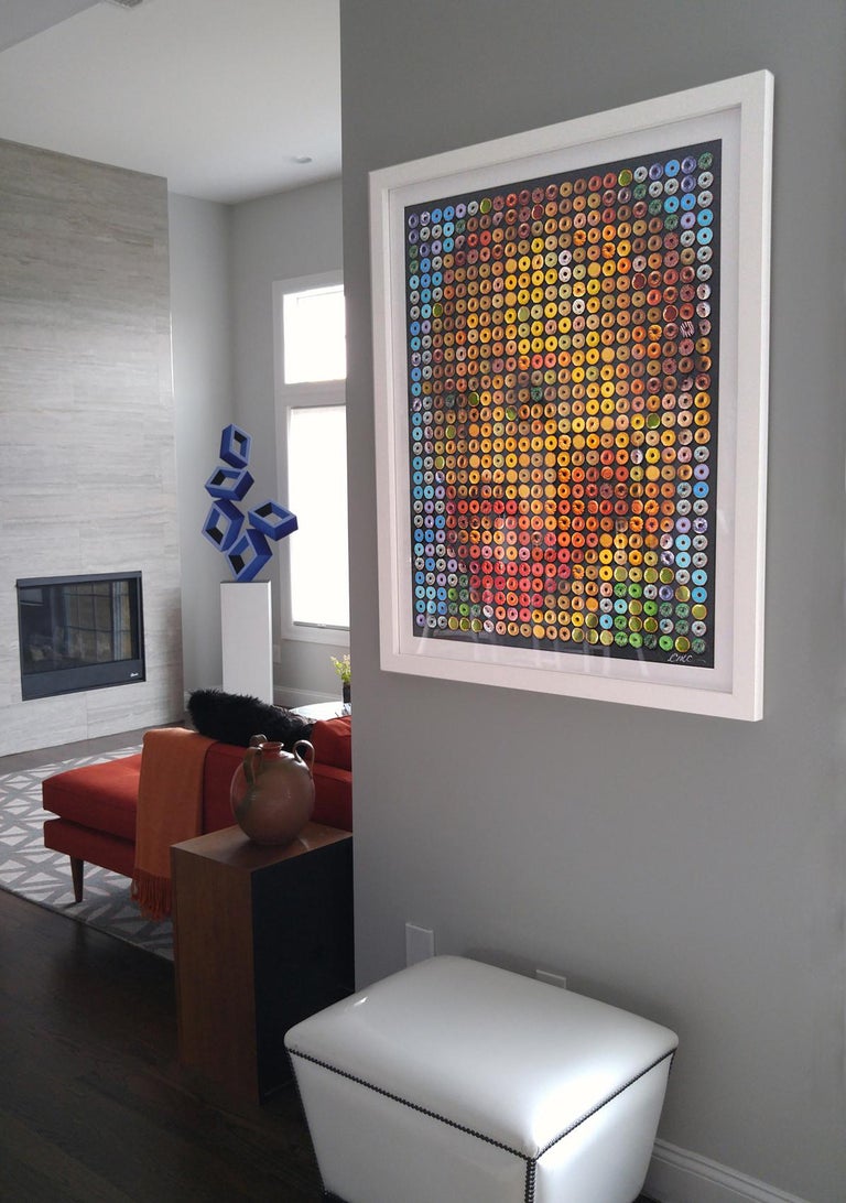 Candice CMC - "Van Gogh Donuts" 46x38" One of a kind photographic ...