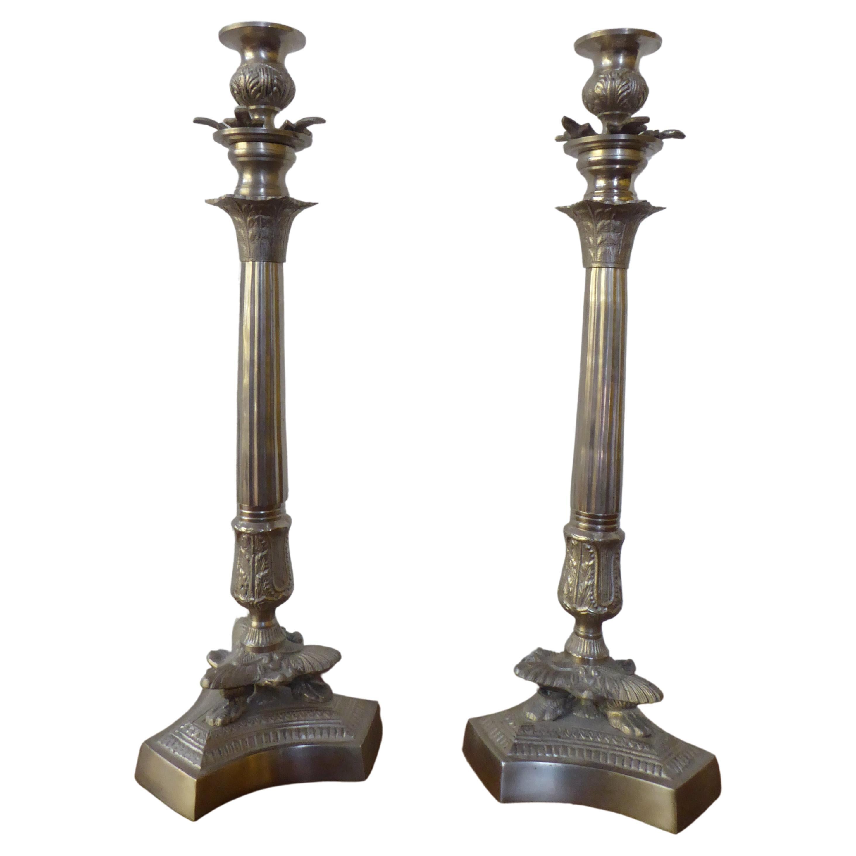 Candlesticks a Pair For Sale at 1stDibs