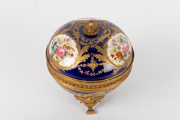 Candy Box, Napoleon III Period, 1870, Painted and Gilded Porcelain ...