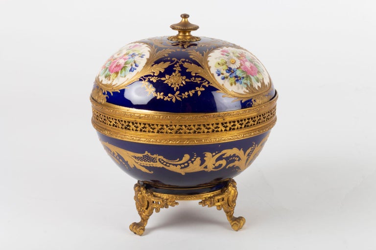Candy Box, Napoleon III Period, 1870, Painted and Gilded Porcelain ...