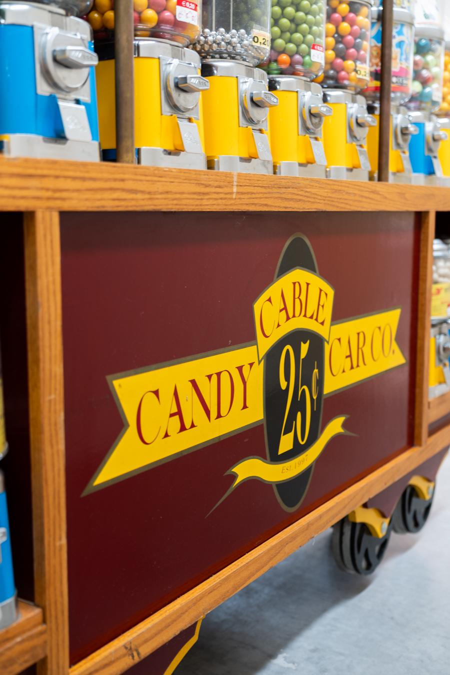 Candy cable car nr 38 dispenser, 2000 - automatic wheeled dispenser of ...