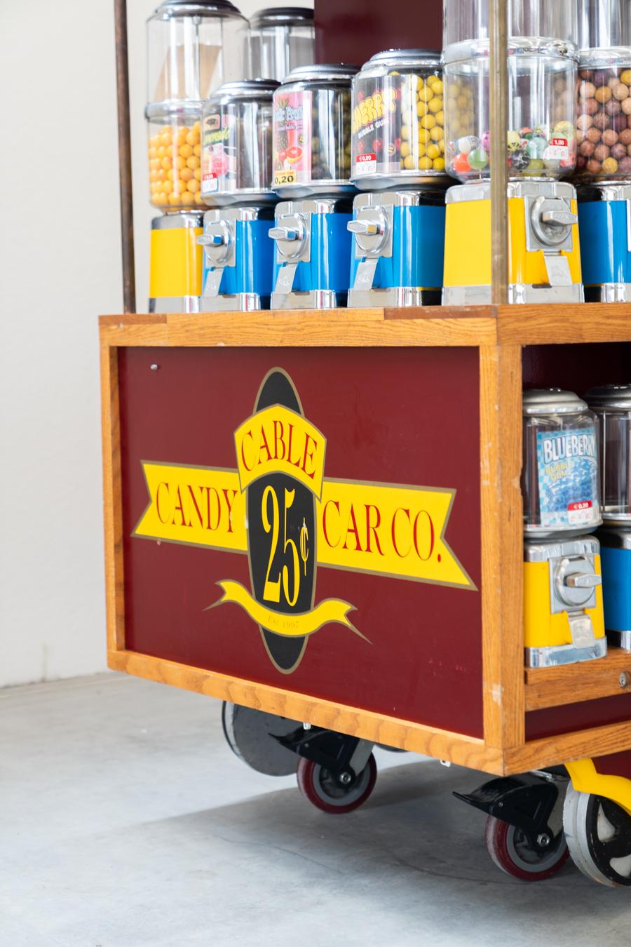 Candy cable car nr 38 dispenser, 2000 - automatic wheeled dispenser of ...