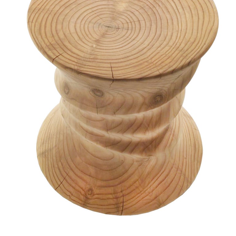 Candy Cedar Stool For Sale at 1stDibs
