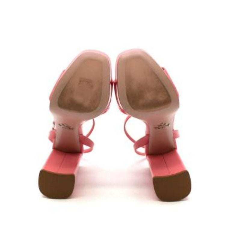 Candy Pink Platform Sandals For Sale at 1stDibs