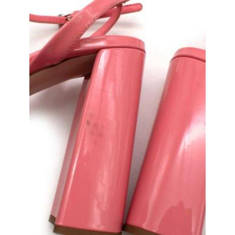 Candy Pink Platform Sandals For Sale at 1stDibs