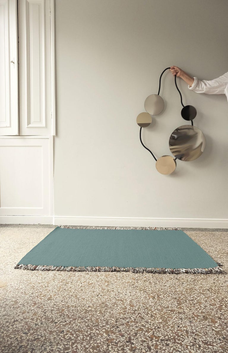 Candy Wrapper Rug_Mini_arctic / Award Winning Woven Rug by Jutta Werner ...