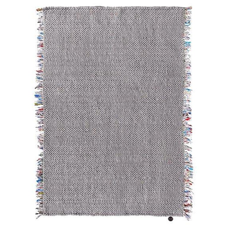 Candy Wrapper Rug_Mini_light gray / Award Winning Woven Rug by Jutta ...