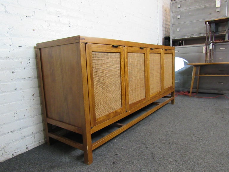 Cane Front Long Cabinet For Sale at 1stDibs | cane front cabinet