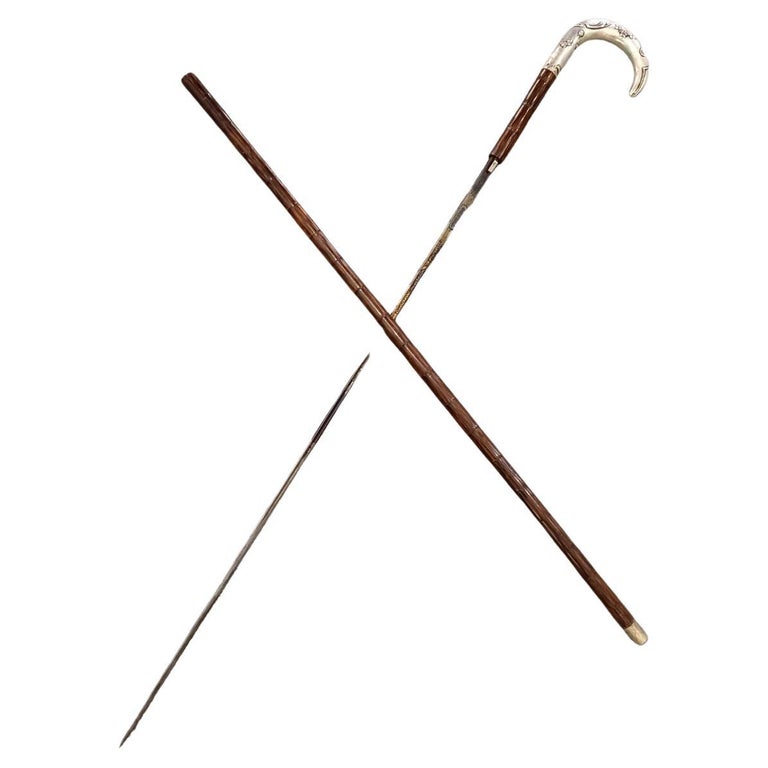 Cane sword Spain old 1900 at 1stDibs