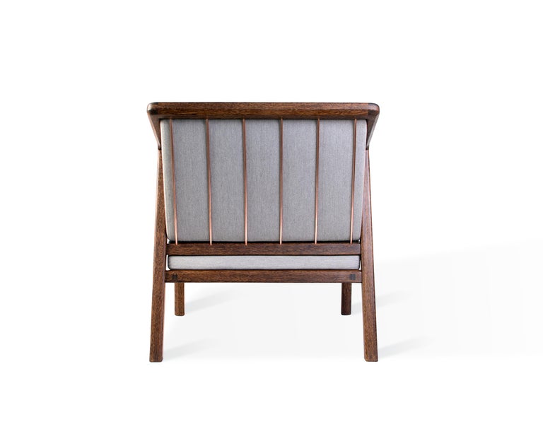 Canela Contemporary Armchair in Brazilian Hardwood by Knót Artesanal ...