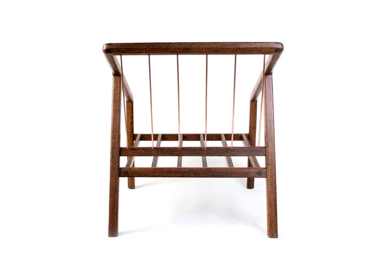 Canela Contemporary Armchair in Brazilian Hardwood by Knót Artesanal ...