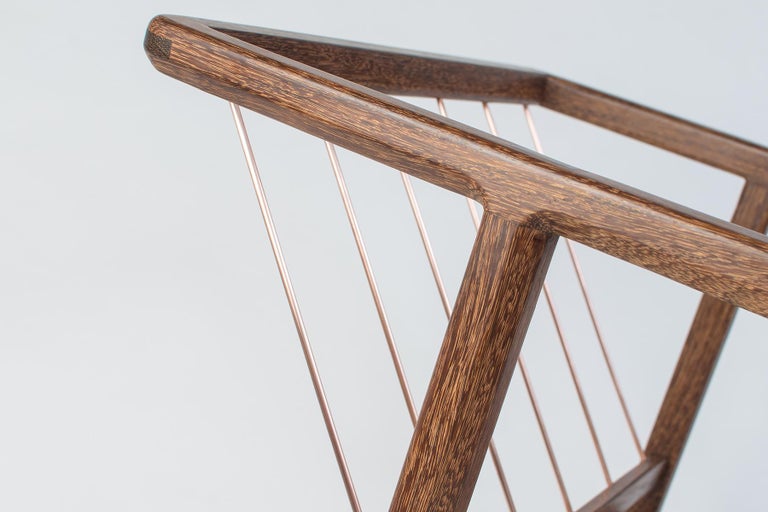 Canela Contemporary Armchair in Brazilian Hardwood by Knót Artesanal ...