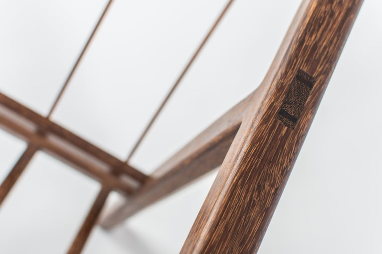 Canela Contemporary Armchair in Brazilian Hardwood by Knót Artesanal ...