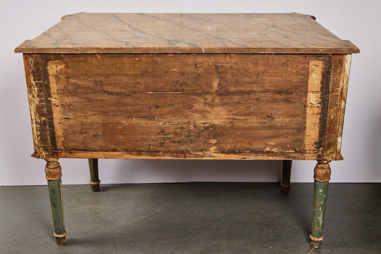 Canted Corner, Painted Venetian Commode For Sale at 1stDibs