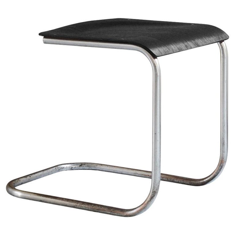 Cantilever Bauhaus Tubular Steel Stool by Mart Stam, 1930s For Sale at ...